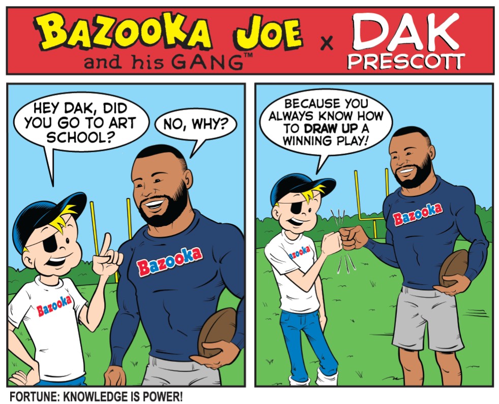 Bazooka Joe Makes Comeback With NFL, NBA Stars In New Comic Series | Patricof/Co